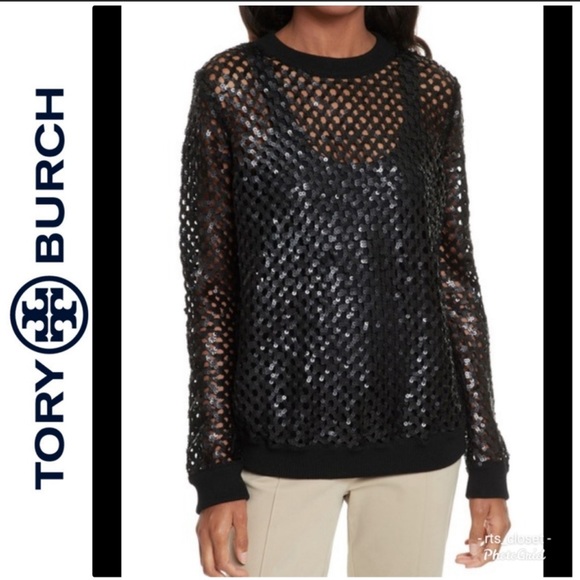 Tory Burch | Sweaters | Nwt Tory Burch Lansing Sequin Sweater Retail 698 | Poshmark